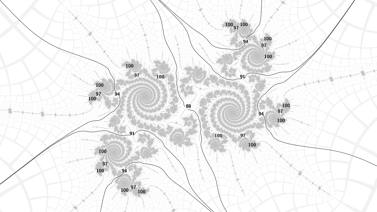 Patterns in embedded Julia sets :: mathr