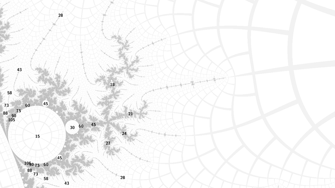 Patterns in embedded Julia sets :: mathr