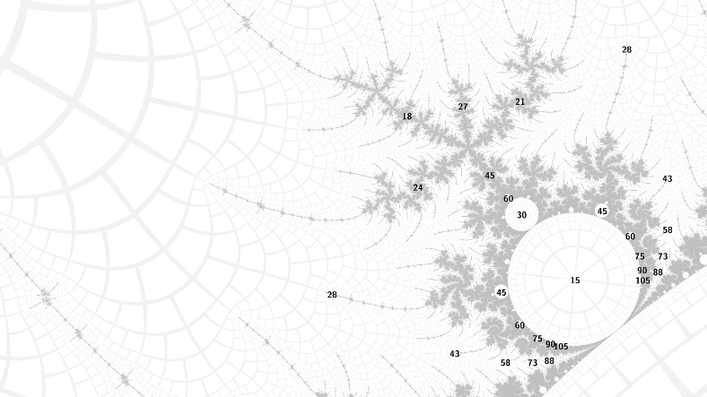 Patterns in embedded Julia sets :: mathr